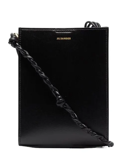 JIL SANDER Tangle Rings Crossbody Bag - Black