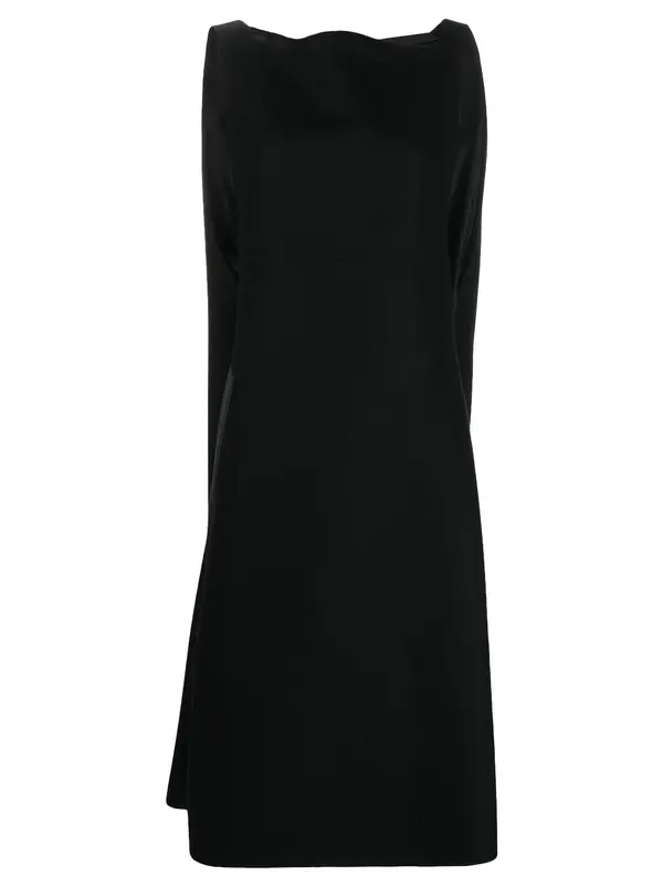 MAISON MARGIELA Cape-style A-line Minidress - Black