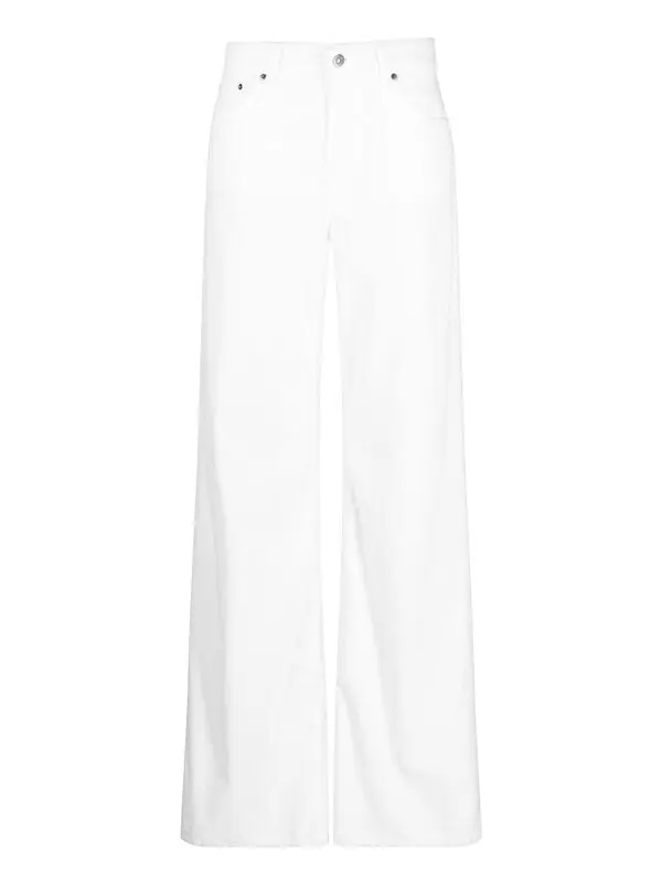 DONDUP High-waisted Flared Jeans - White