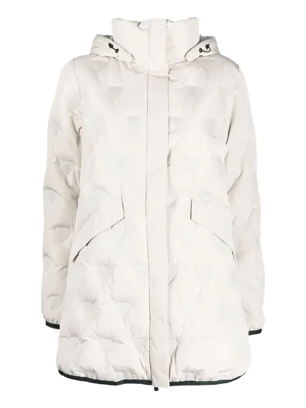 Rossignol Quilted Hooded Coat - Neutrals