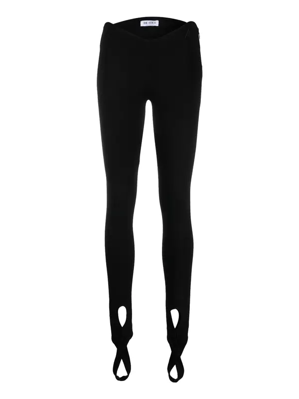 Attico Stirrup Leggings - Black
