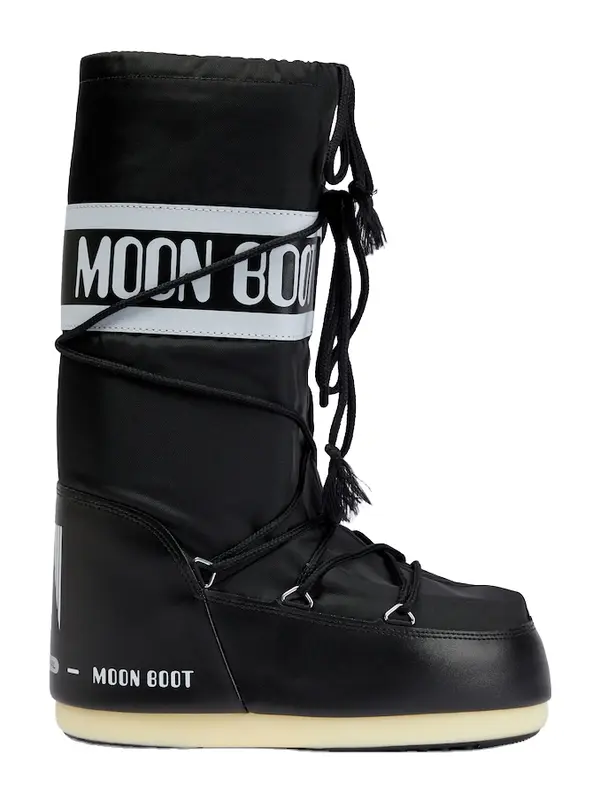 Moon Boot Icon Nylon Boots - Black