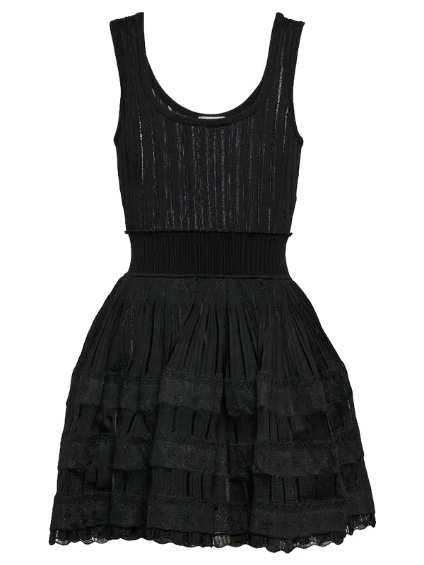Alaïa Crinoline Minidress - Black