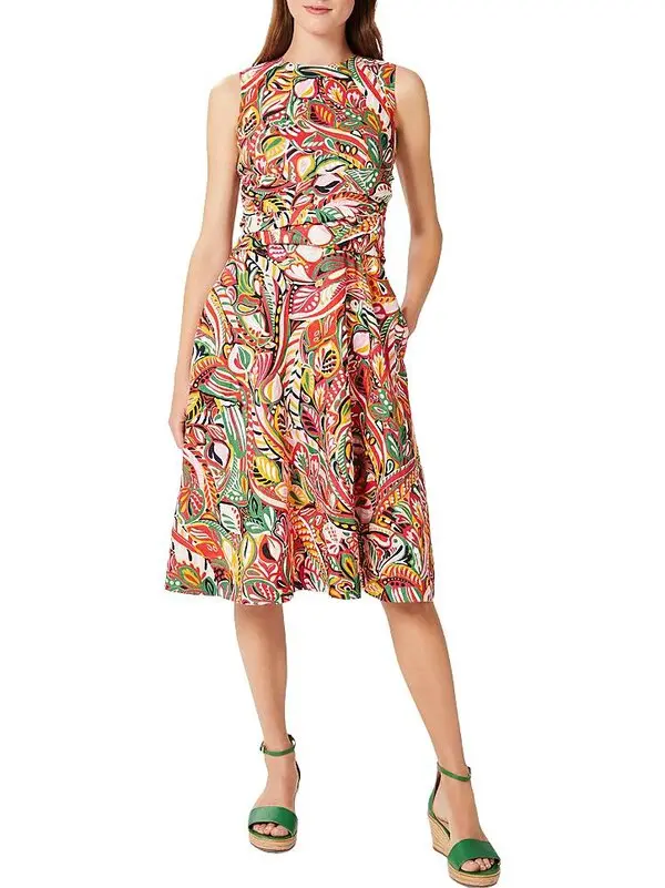 HOBBS LONDON Twitchill Linen Dress - Multi
