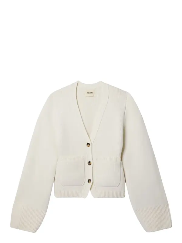Khaite Scarlet Cashmere Cardigan - Cream