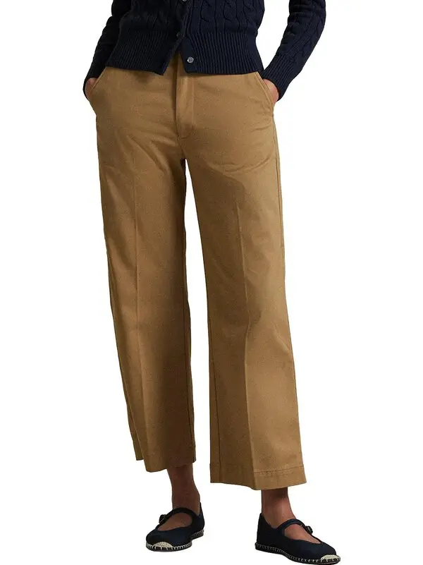 Ralph Lauren Chino Wide-leg Pant - Montana Khaki
