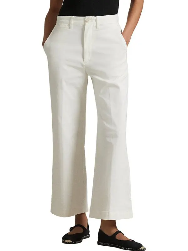 Ralph Lauren Chino Wide-leg Pant - Warm White
