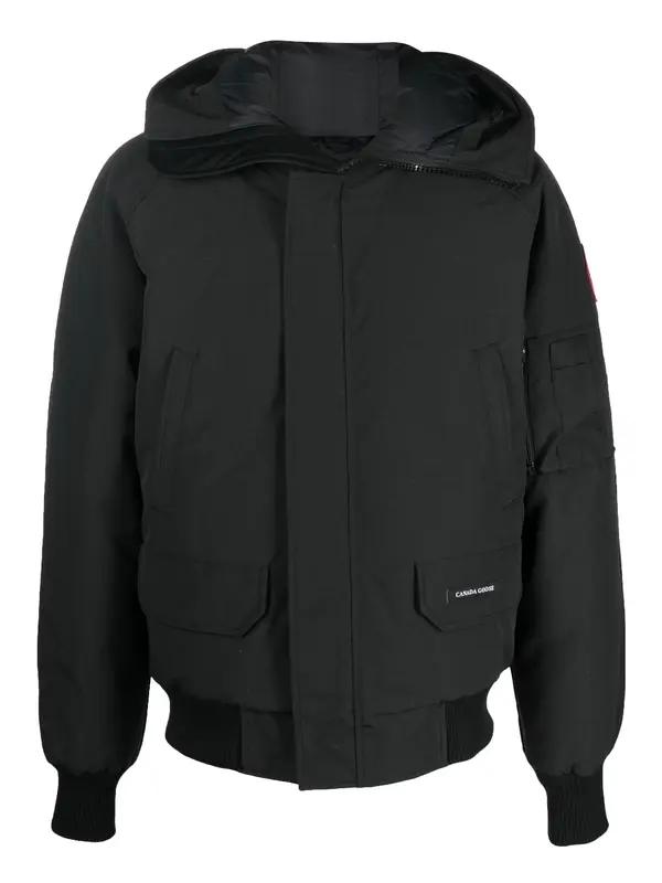 Canada Goose Chilliwack Hooded Bomber Jacket - Black