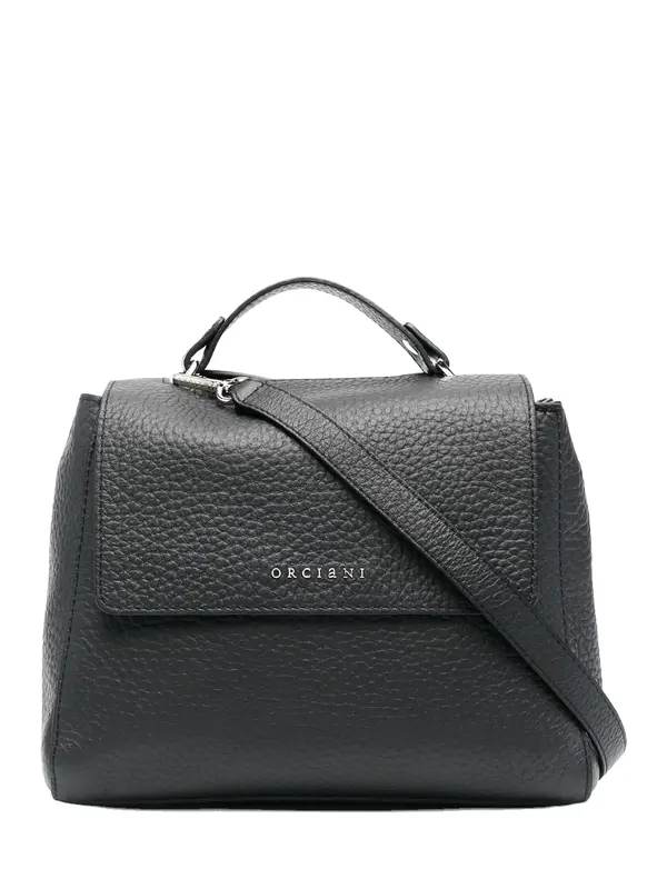 ORTIGNI Small Sveva Tote Bag - Black
