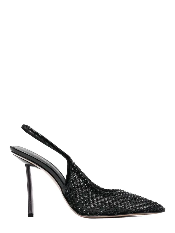 LE SILLA Gilda Mesh Panel Pumps - Black