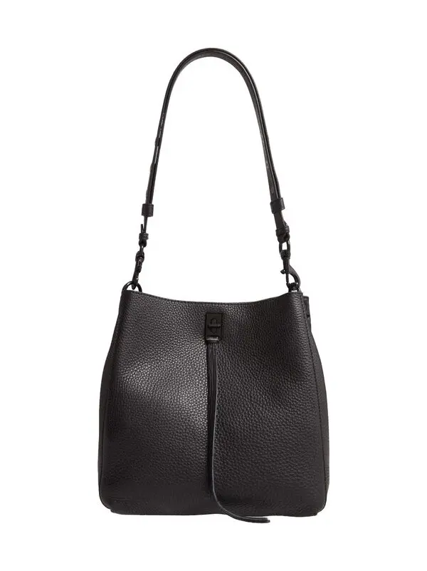 Rebecca Minkoff Darren Deerskin Shoulder Bag - Black