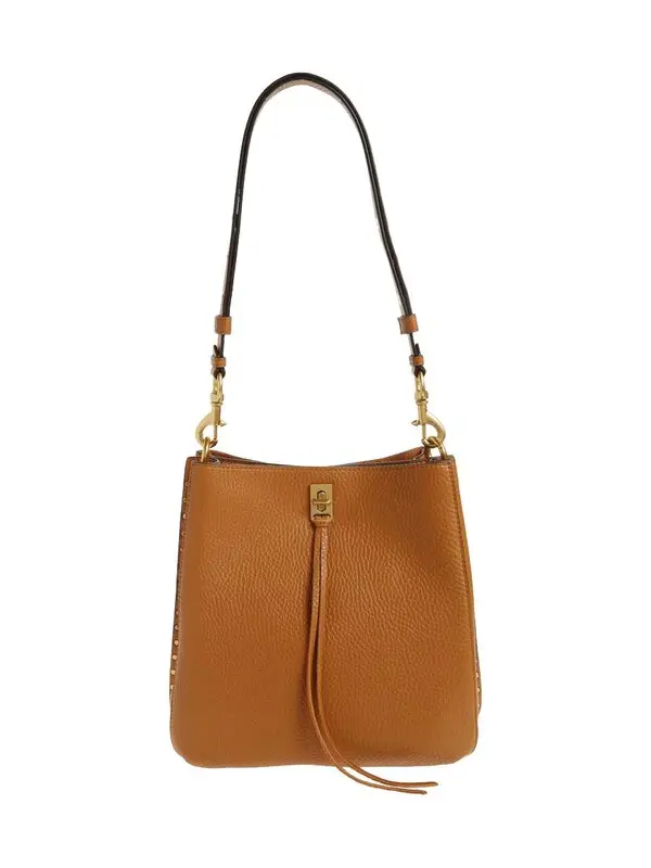 Rebecca Minkoff Darren Deerskin Shoulder Bag - Caramello