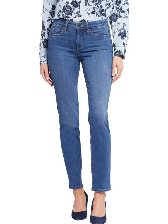 NYDJ Sheri Slim Straight Leg Jeans - Rockford