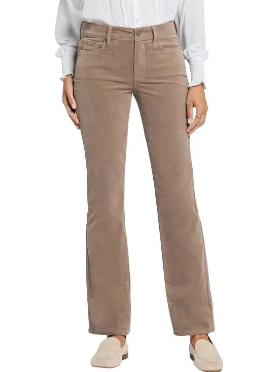 NYDJ Marilyn Straight Leg Corduroy Pants - Saddlewood