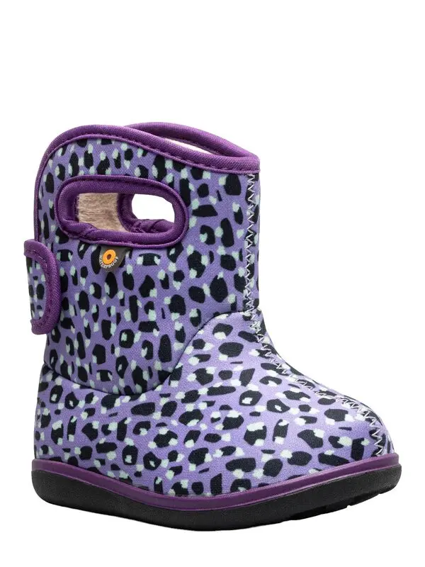 Bogs Insulated Waterproof Boots - Purple Multi