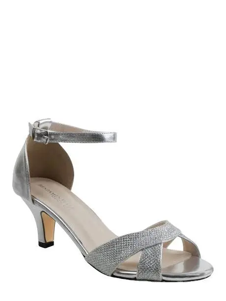 TOUCH UPS Clementine Ankle Strap Sandal - Silver