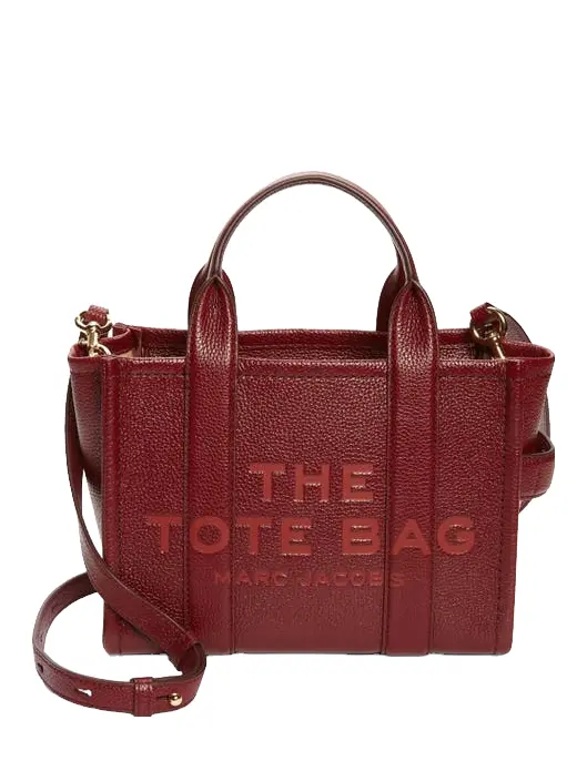 Marc Jacobs Leather Tote - Cherry