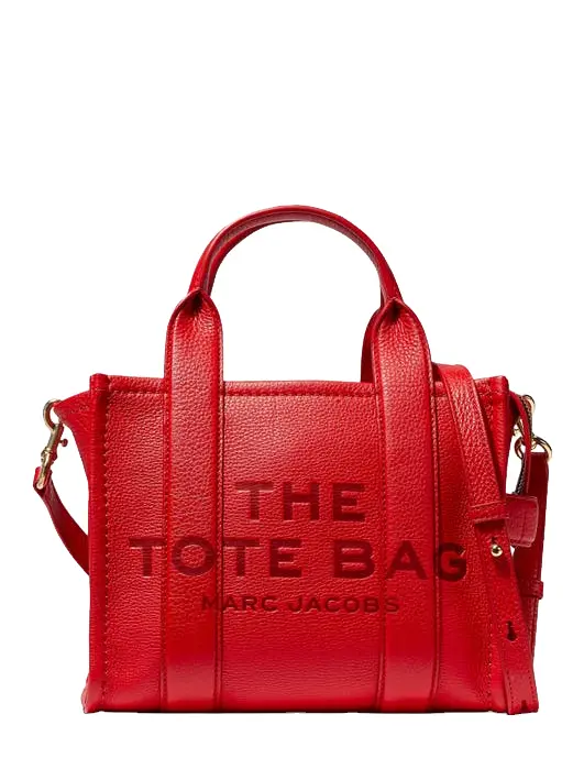 Marc Jacobs Leather Tote - True Red