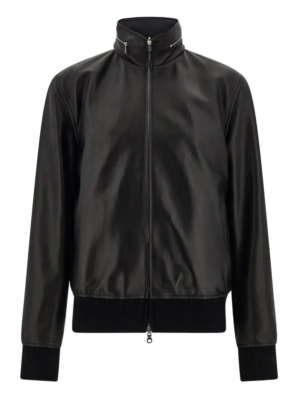 FERRAGAMO Reversible Nappa Blouson - Black