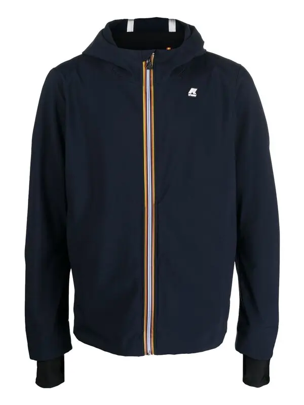 K-WAY Jack Bonded Hooded Jacket - Blue