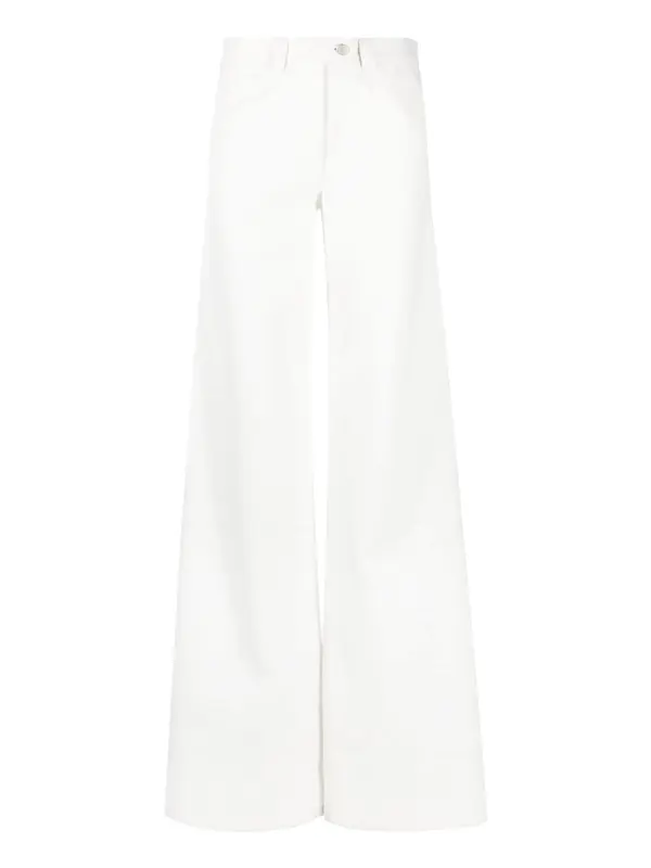 COURREGES Twill Baggy Trousers - White