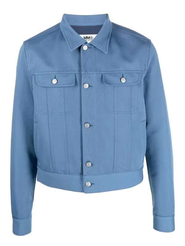 MAISON MARGIELA Button-down Jacket - Blue