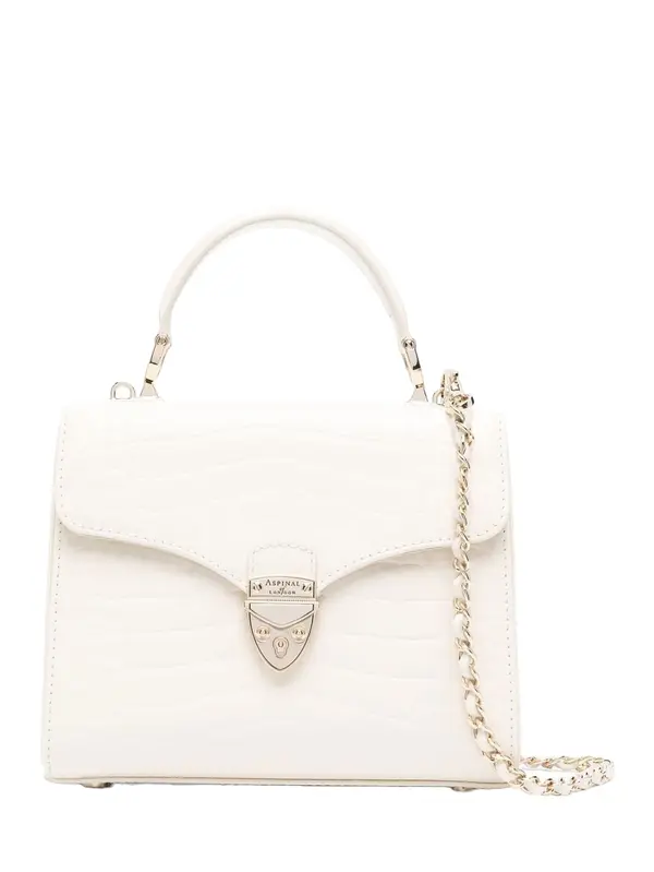ASPINAL OF LONDON Midi Mayfair Top-handle Bag - Neutrals