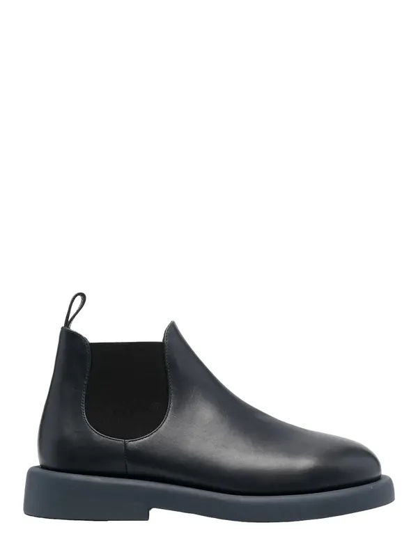 Marsèll Gommello Leather Ankle Boots - Blue