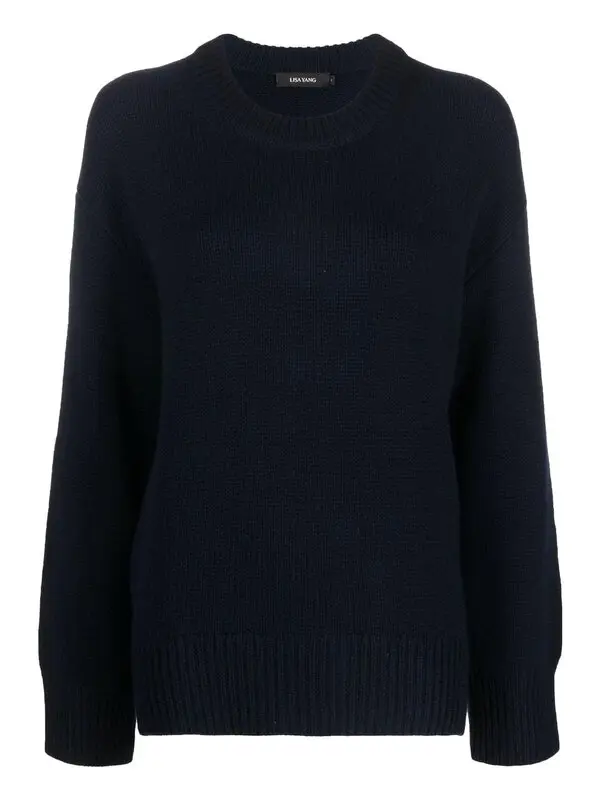 LISA YANG Cashmere Knit Jumper - Blue