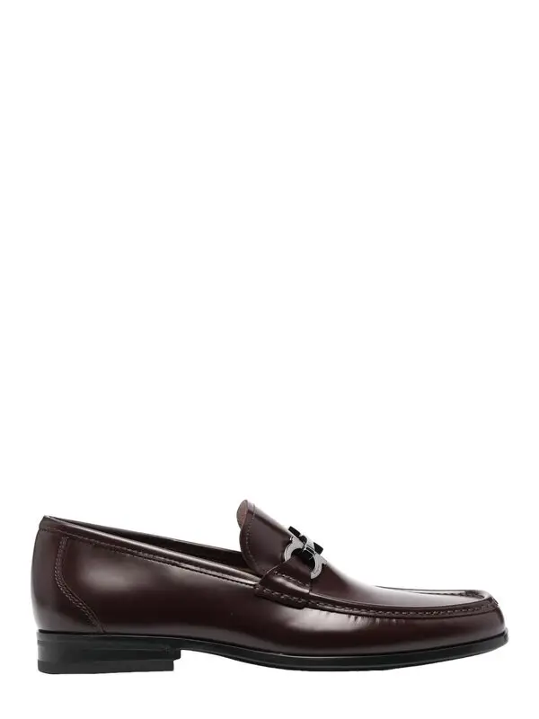FERRAGAMO Grandioso Gancini-buckle Loafers - Purple