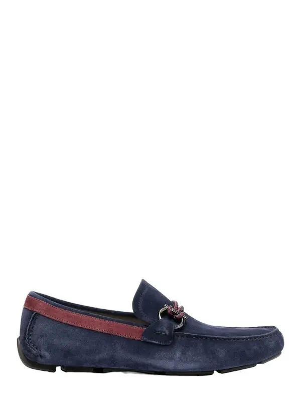 FERRAGAMO Gancini Loafers - Blue