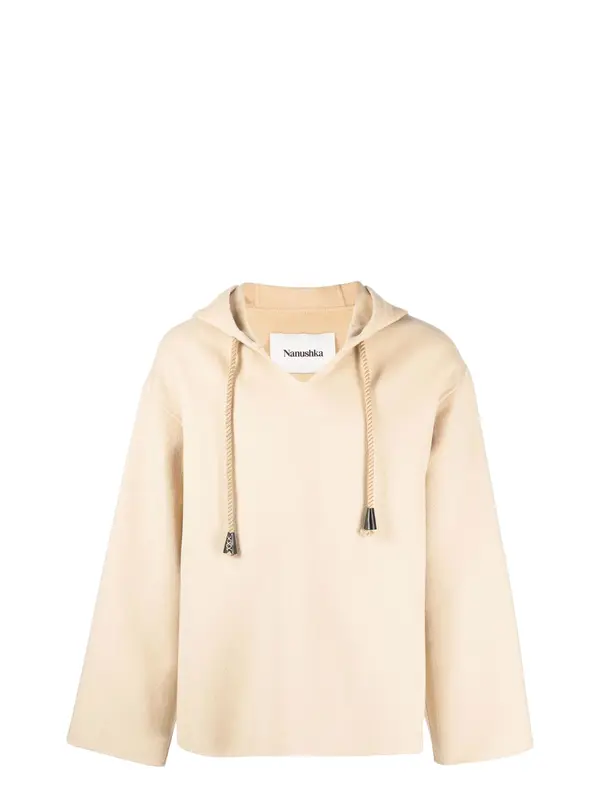 Nanushka Moshe Long-sleeve Hoodie - Neutrals