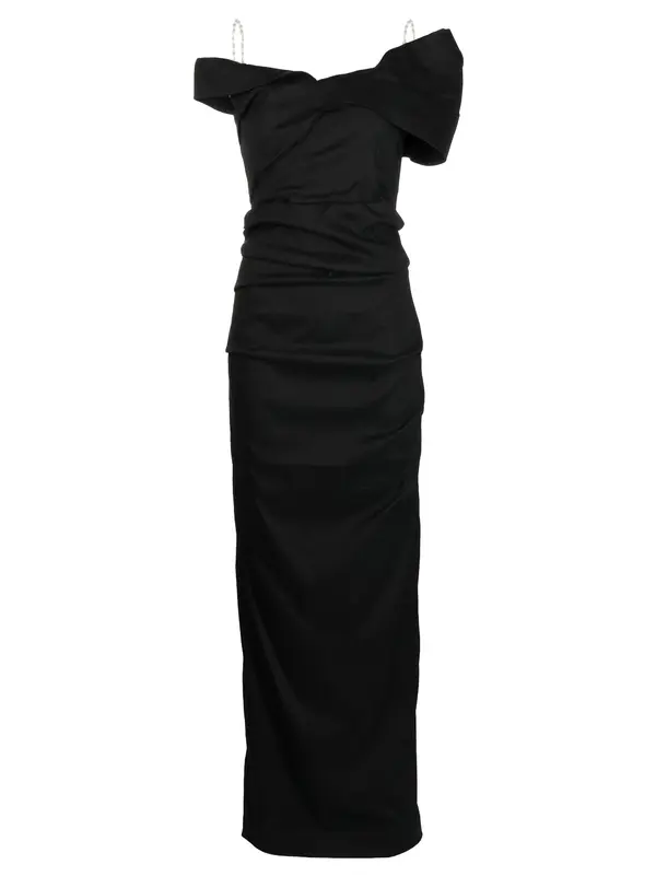 Rachel Gilbert Dahli Embellished Gown - Black