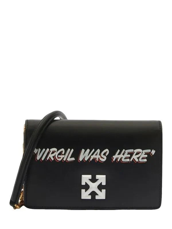 Off-White Jitney 0.5 Quote-motif Bag - Black