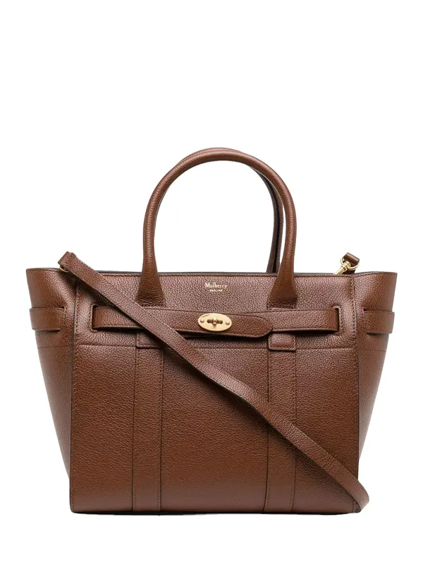 Mulberry Small Bayswater Zipped Tote Bag - Brown