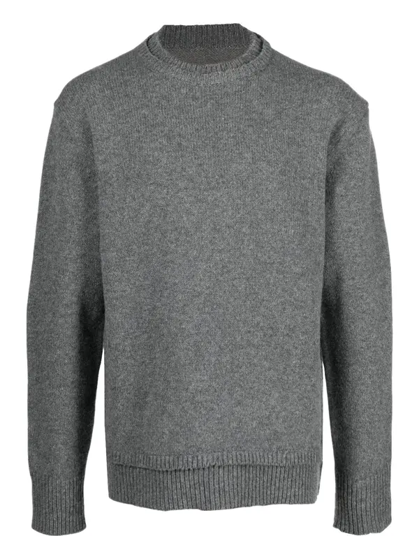 MAISON MARGIELA Elbow-patch Jumper - Grey