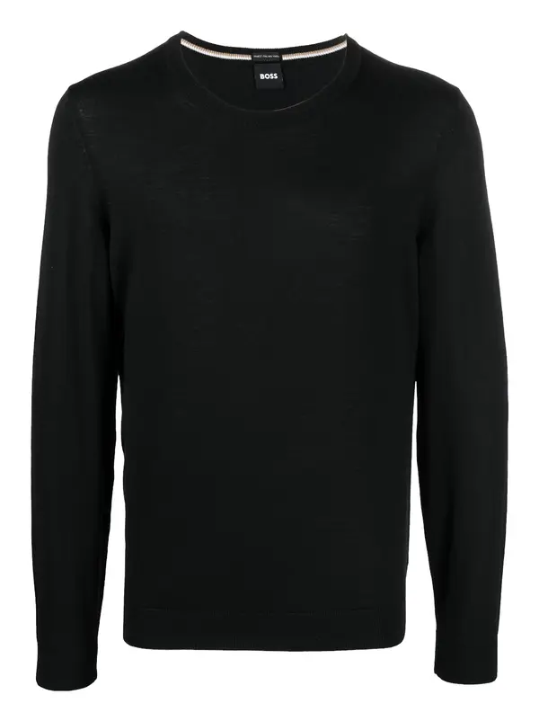 BOSS Crew Neck Pullover - Black