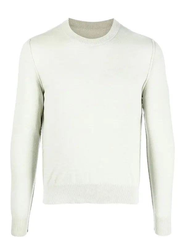 MAISON MARGIELA Crew-neck Cashmere Jumper - Green