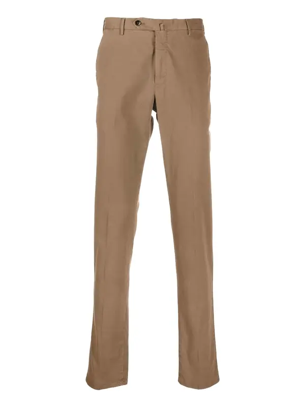 PT TORINO Straight-leg Trousers - Brown