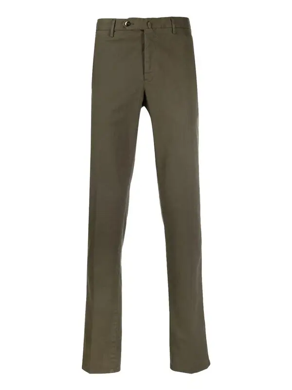 PT TORINO Straight-leg Trousers - Green