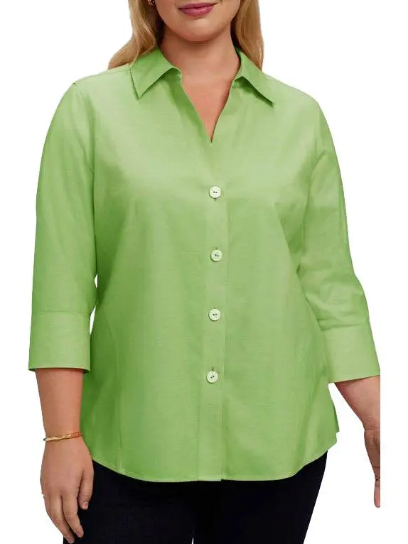 Foxcroft Non-iron Button-up Shirt - Mojito Green