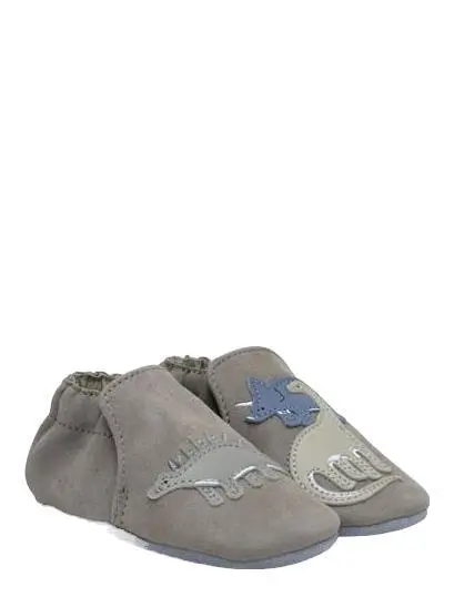 ROBEEZ® Ramsey Crib Shoe - Grey