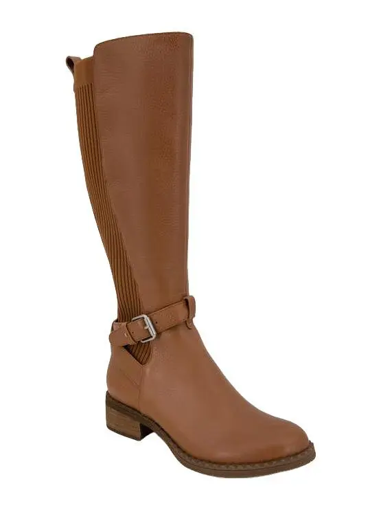 Gentle Souls By Kenneth Cole Knee High Moto Boot - Cognac