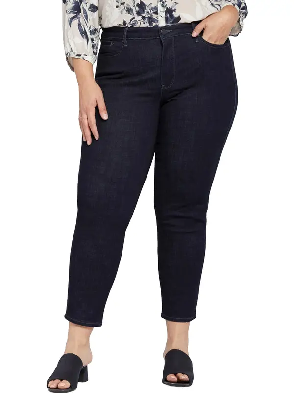NYDJ Stella High Waist Ankle Tapered Jeans - Rinse