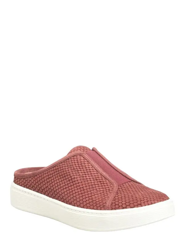 SOFFT Beekon Snake Embossed Mule Sneakers - Brick