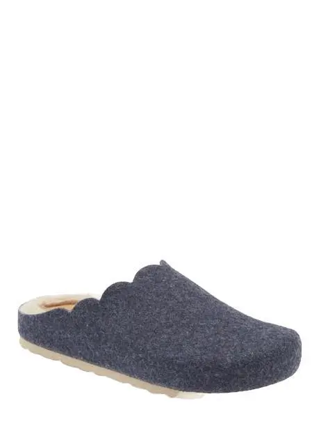 TONI PONS Laos Faux Fur Wool-blend Slipper - Blau Blue