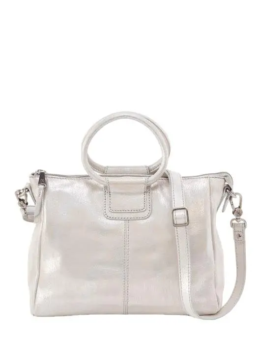Hobo Sheila Medium Satchel - Silver