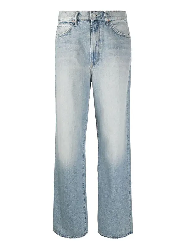 MOTHER Tunnel Vision High-rise Jeans - Blue
