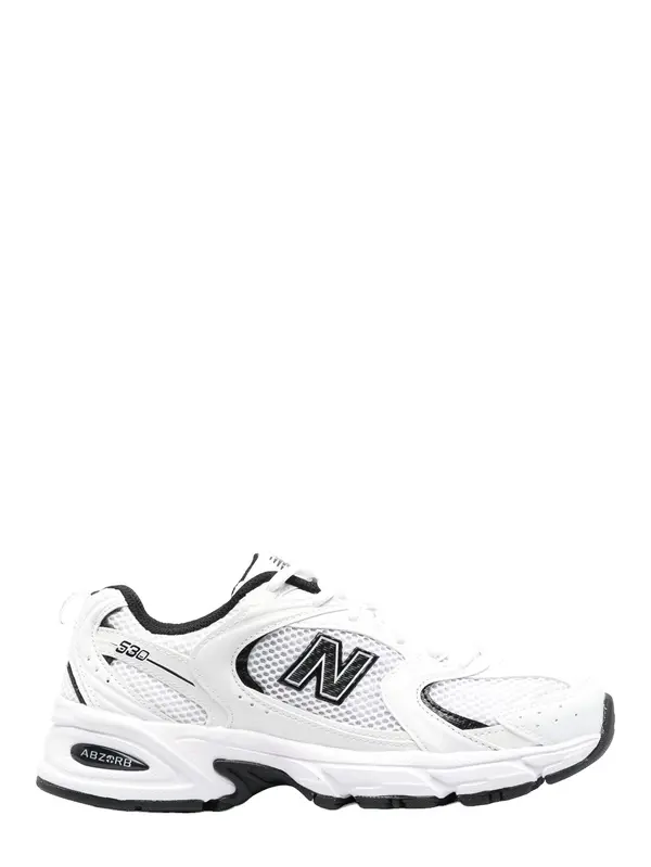 NEW BALANCE Logo-patch Low-top Sneakers - White