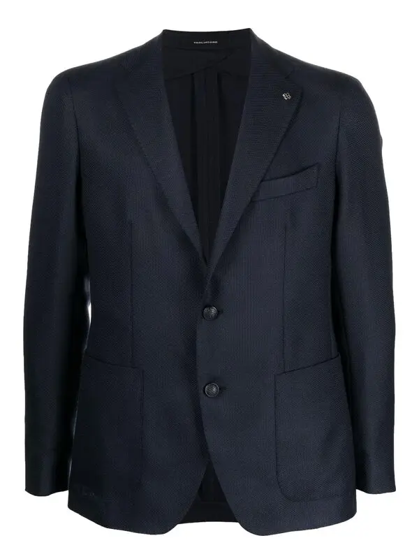 Tagliatore Single Breasted Blazer - Blue